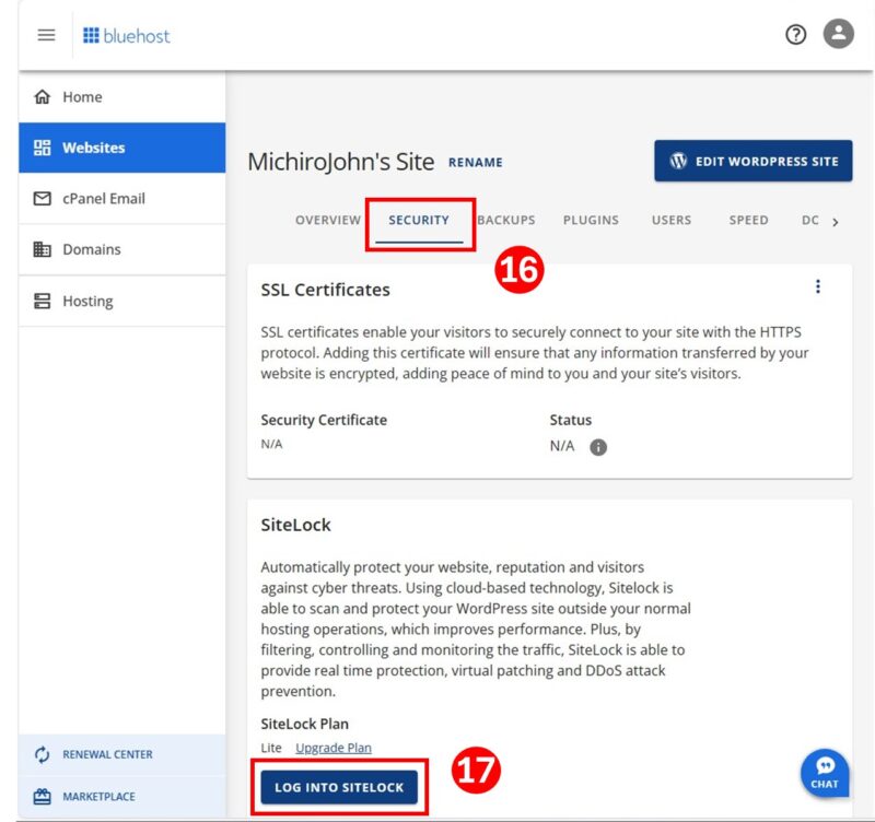 Server Settings of Bluehost | Making a homepage to start from scratch [for super beginners]