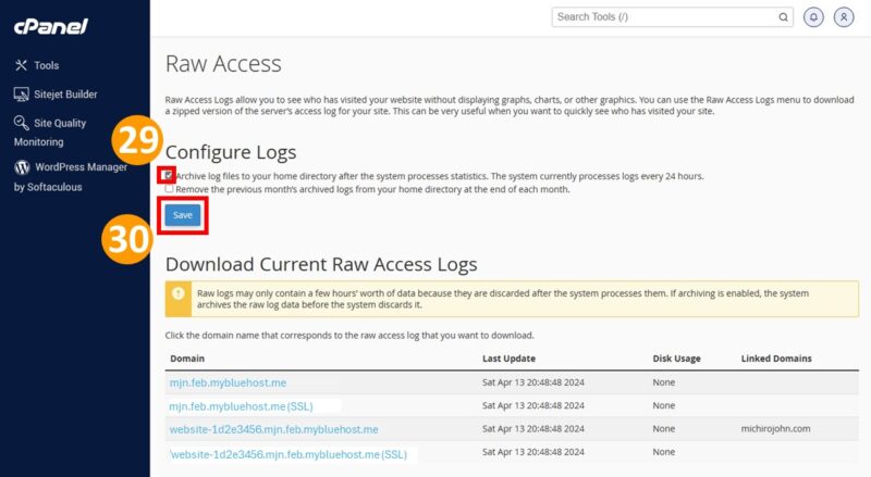 Server Settings of Bluehost | Making a homepage to start from scratch ...