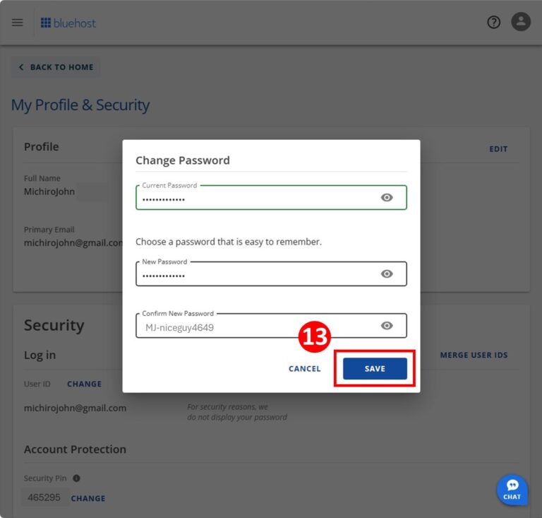 Server Settings of Bluehost | Making a homepage to start from scratch ...